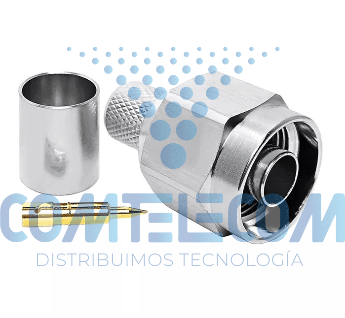 Conector SMA Macho 195 / RG58 crimp – COMTELECOM