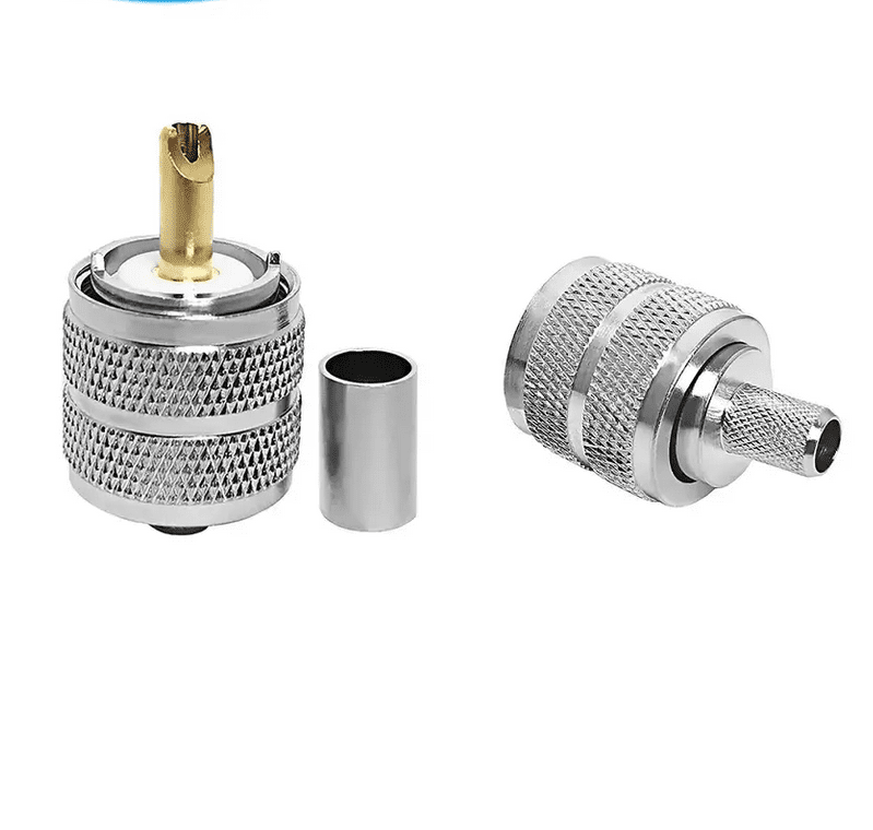 Conector SMA Macho 195 / RG58 crimp – COMTELECOM