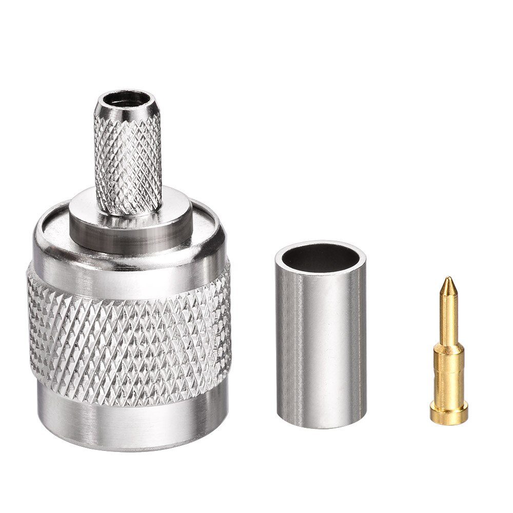 Conector SMA Macho 195 / RG58 crimp – COMTELECOM