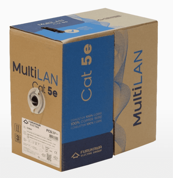 CABLE UTP FURUKAWA MULTILAN CAT6 UNIFILAR 305MT – COMTELECOM